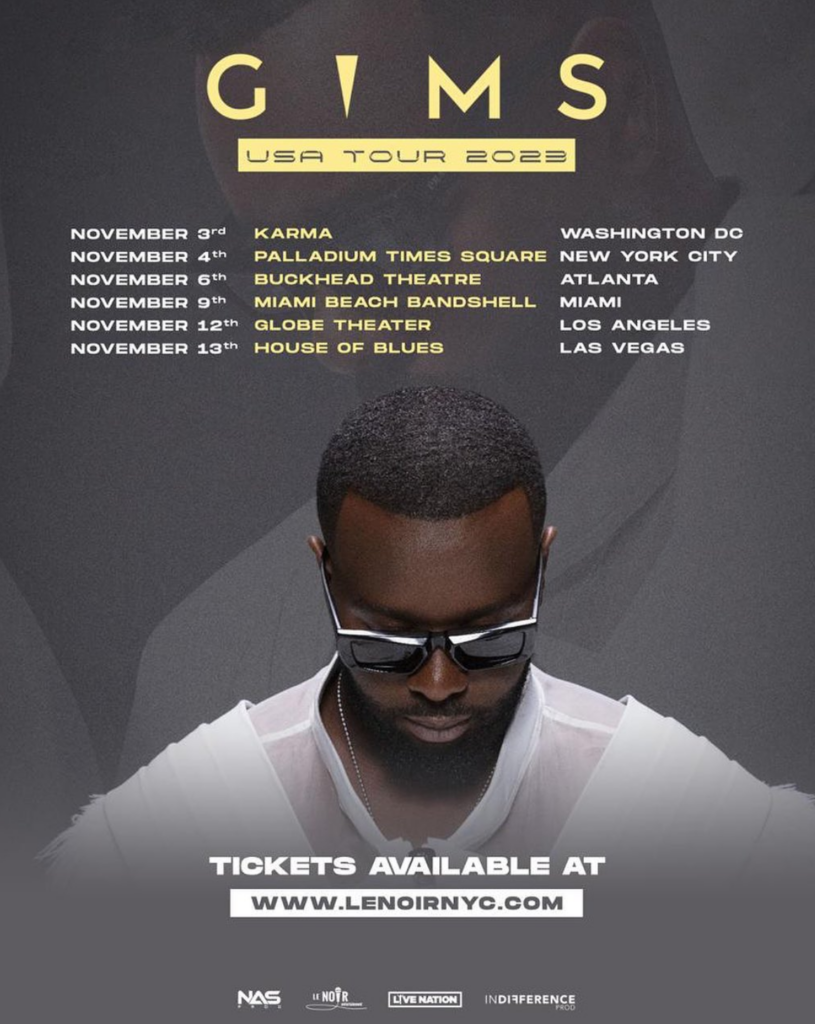 GIMS, The French Musician Announces A Major Six-date US Tour - BELLO Mag
