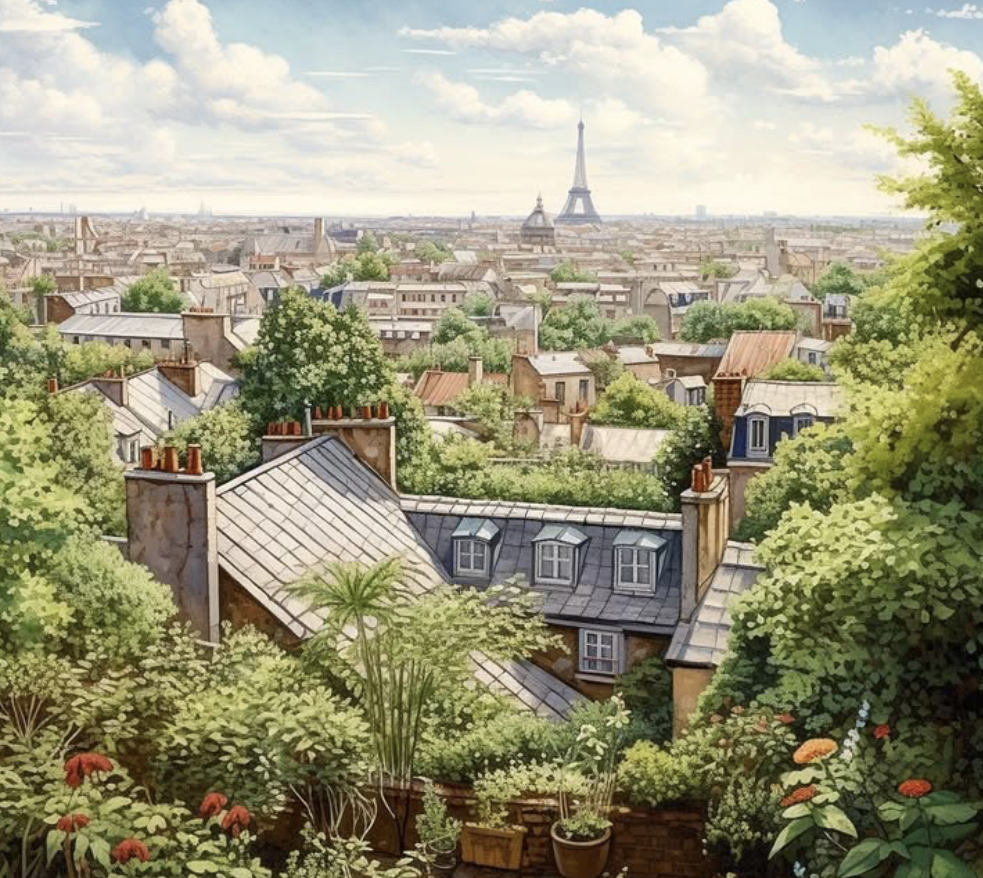 Elevating Paris: Roofscapes' Vision for a Greener Urban Future - BELLO Mag